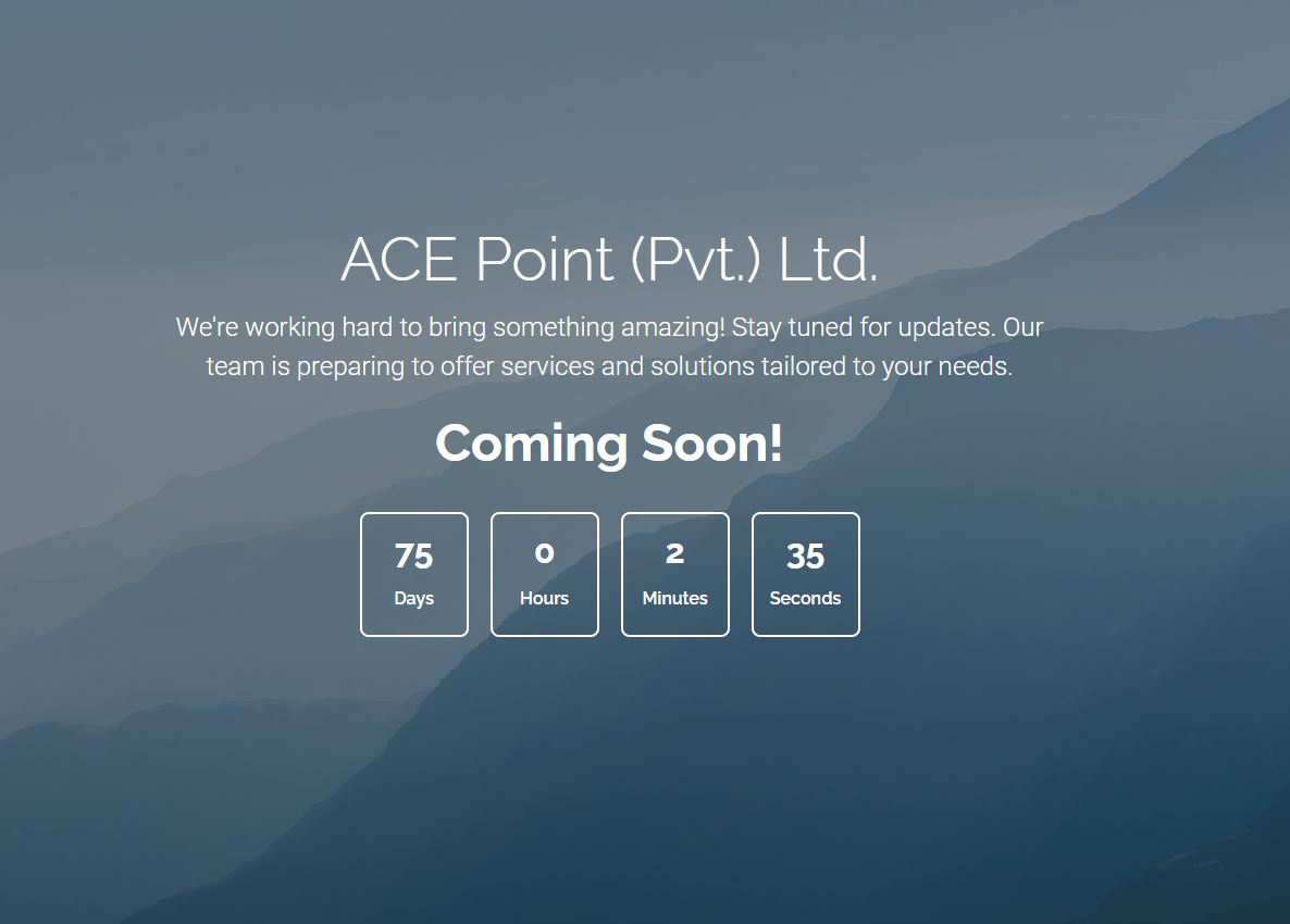 Welcome - ACE Point (Pvt.) Ltd.